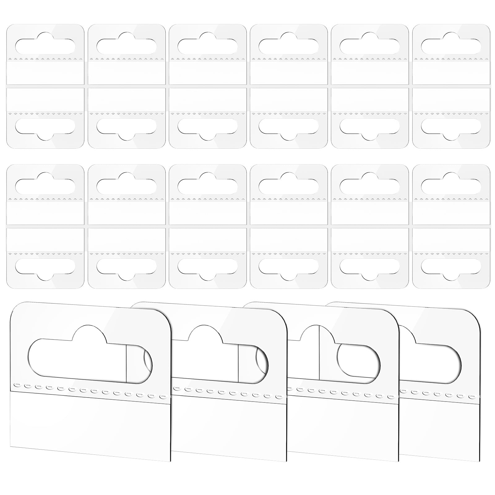 BESTYASH 220Pcs Transparent Hanging Tags for Retail Display and Jewelry ...