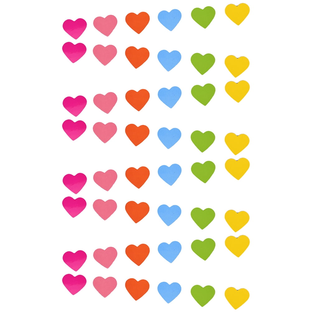 BESTYASH 240Pcs Assorted Color Heart Shaped Fridge Magnets Decorative ...
