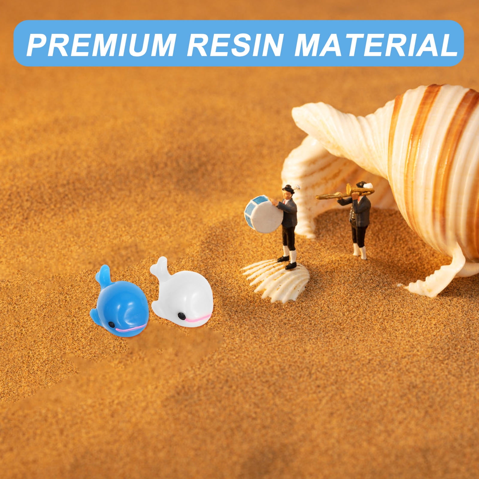 BESTYASH 24Pcs Tiny Resin Dolphin Figurines for Bonsai Layout and Home ...