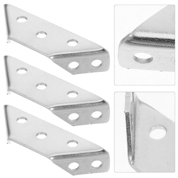 BESTYASH 24pcs Stainless Steel Corner Braces for Furniture Repair and ...