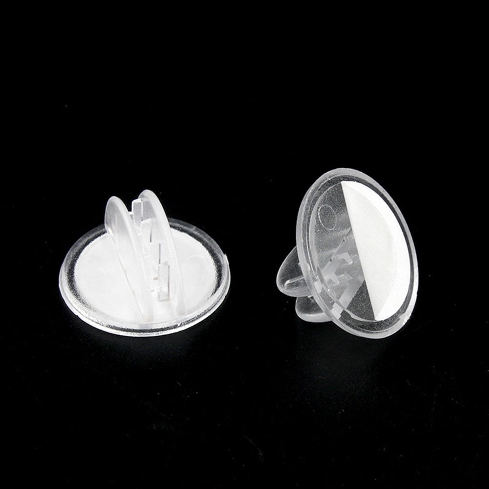 BESTYASH 25Pcs Clear Plastic Merchandise Sign Clips for Retail Label ...