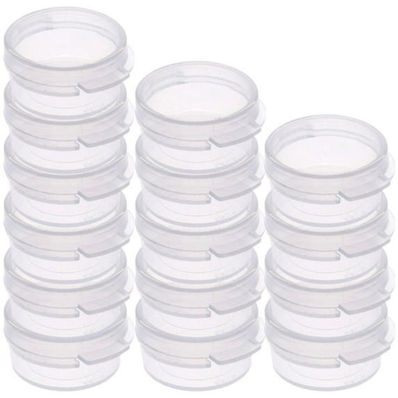 BESTYASH 25Pcs Plastic Storage Jars for Soil Samples with Clear ...