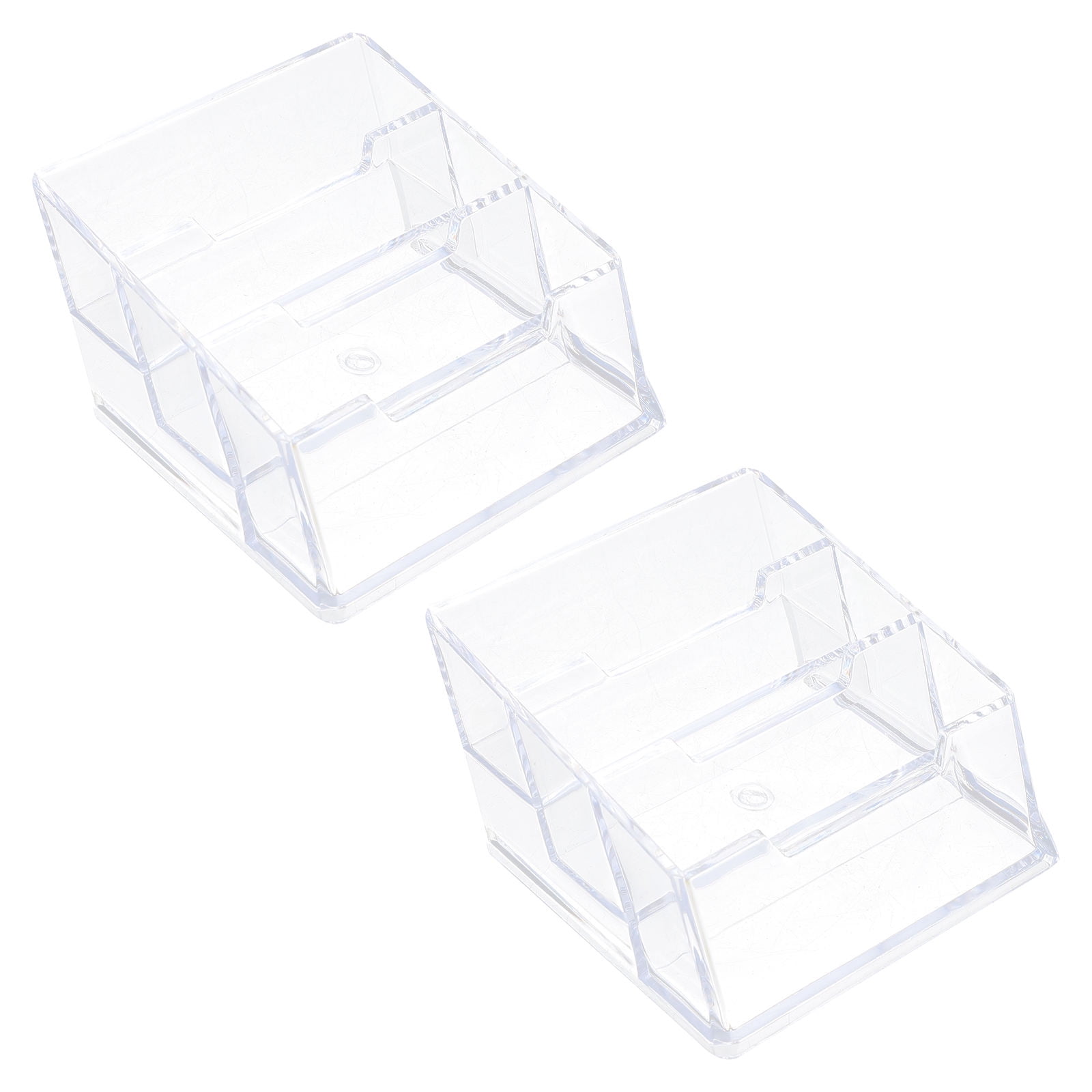 BESTYASH 2Pack Business Card Holder Desktop Clear Storage for Business ...