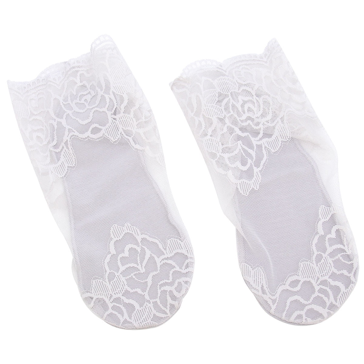 BESTYASH Womens Socks Hollow Out Mesh Hosiery 2 Pair Rose Color ...