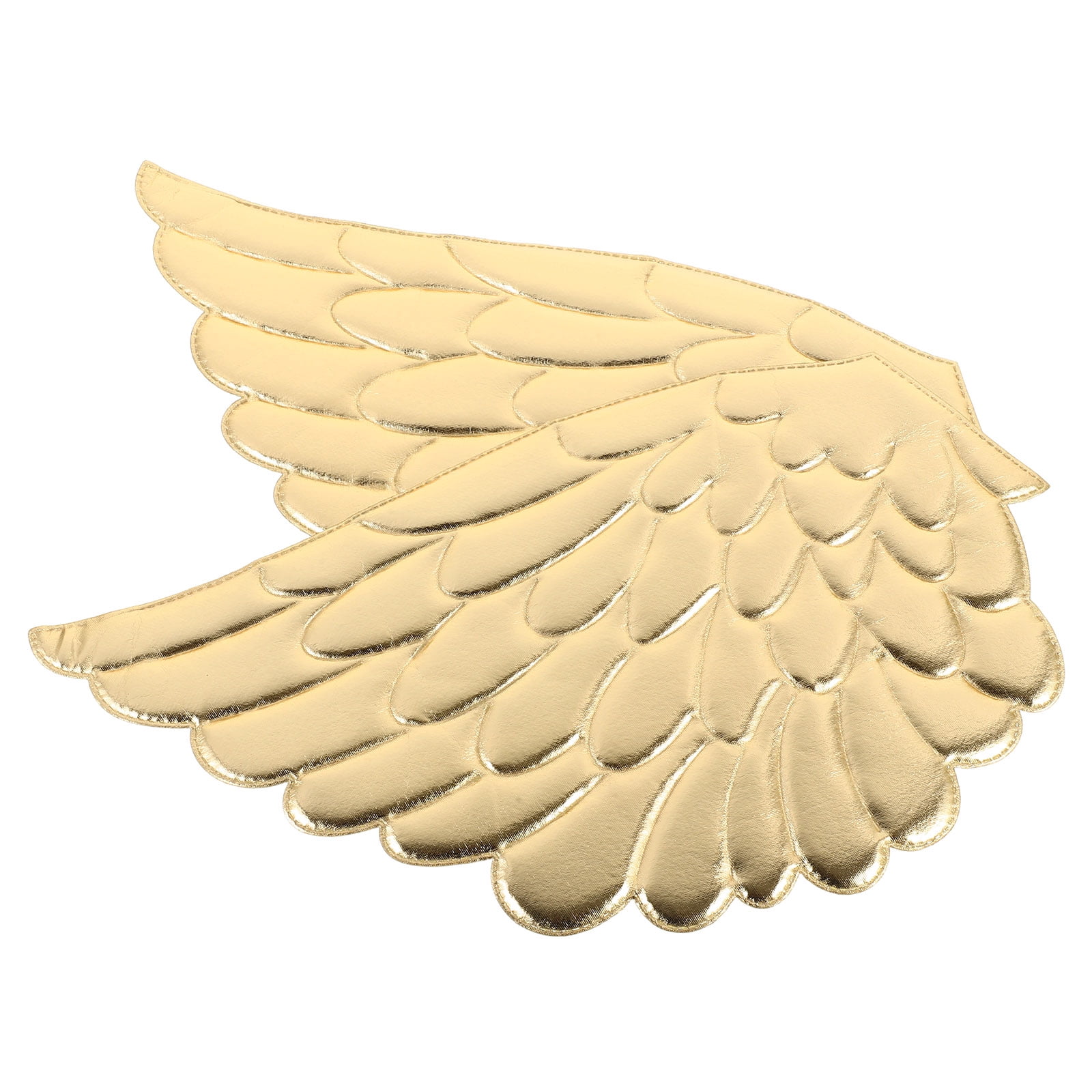 BESTYASH 2Pairs Fabric Angel Wing Embroidered Applique Patches Golden ...