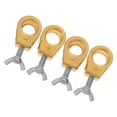 BESTYASH 2Pairs Heavy Duty Brass Battery Post Terminal Clamps for Car ...