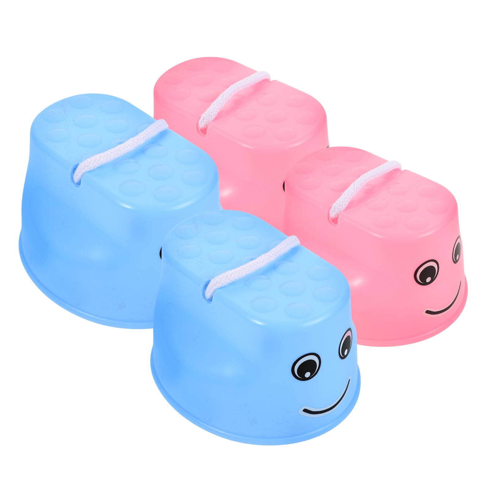 BESTYASH 2 Pairs Portable Plastic Balance Stilts for Kids Training ...