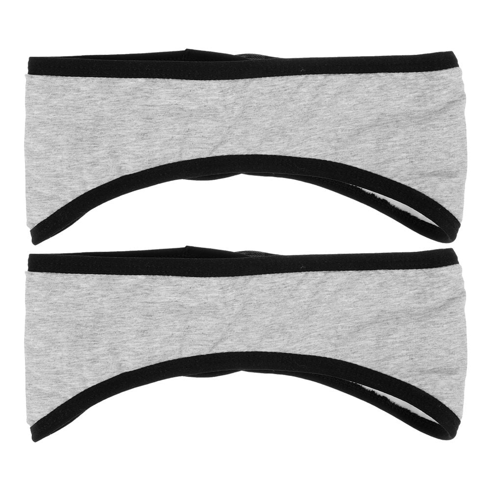 BESTYASH 2Pcs Dark Grey Ear Warmer Headband with Adjustable Strap Noise ...