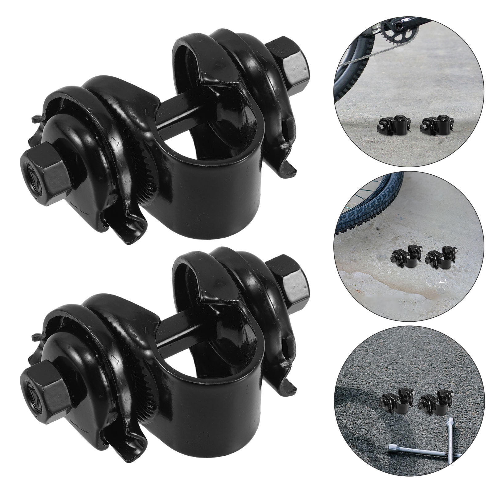 BESTYASH 2Pcs Bicycle Seat Adapter Seatpost Conversion Clamp Steel ...