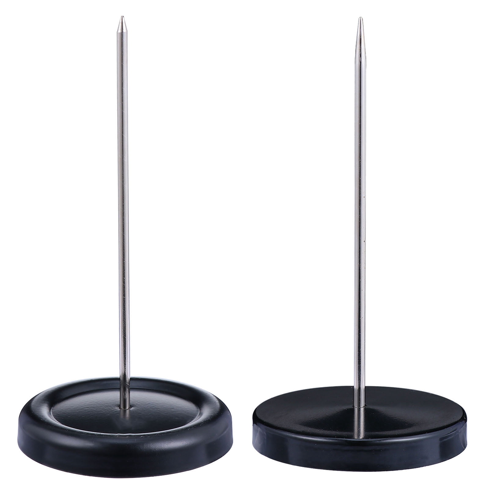 BESTYASH 2Pcs Black Metal Paper Memo Holder with Sturdy Base for Office ...