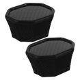 BESTYASH 2Pcs Black Plastic Racket Grip End Cap Replacement for ...