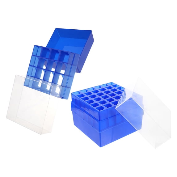 BESTYASH 2-Pack Tube Display Case for Laboratory Storage and Transport ...