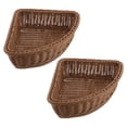 BESTYASH 2Pcs Coffee Corner Shelf Basket Triangular Storage Bin for ...