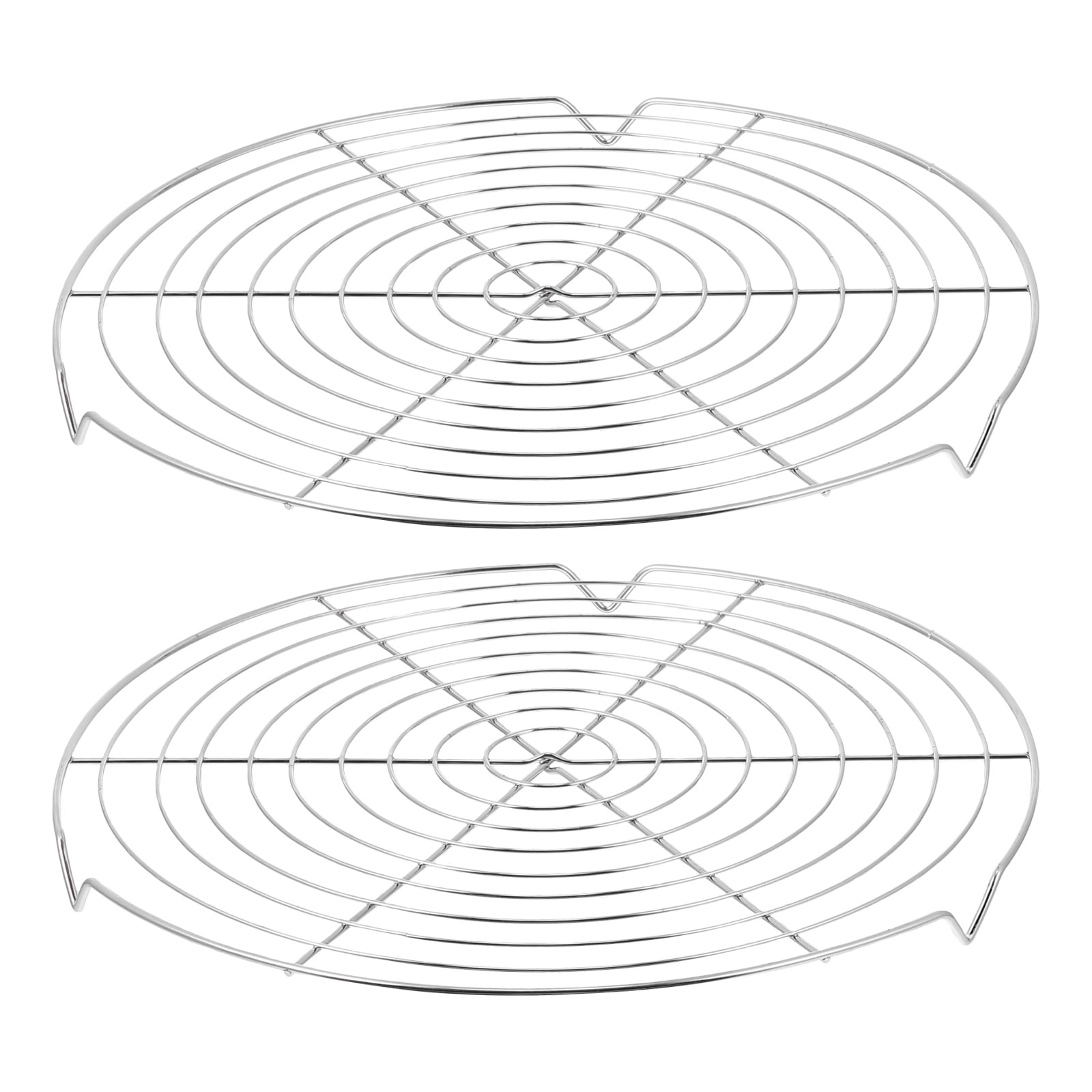 BESTYASH 2Pcs Cookie Cooling Racks Stainless Steel Round Drying Rack ...