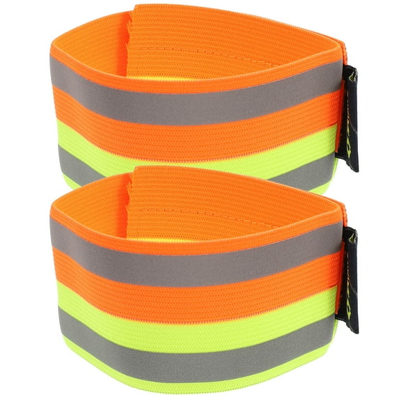 BESTYASH 2-Pack Reflective Cycling Bracelets High Visibility Safety ...