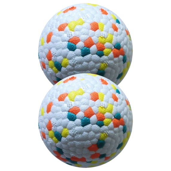 BESTYASH 2Pcs Dog Balls for Home Indoor Use with Multicolored for ...