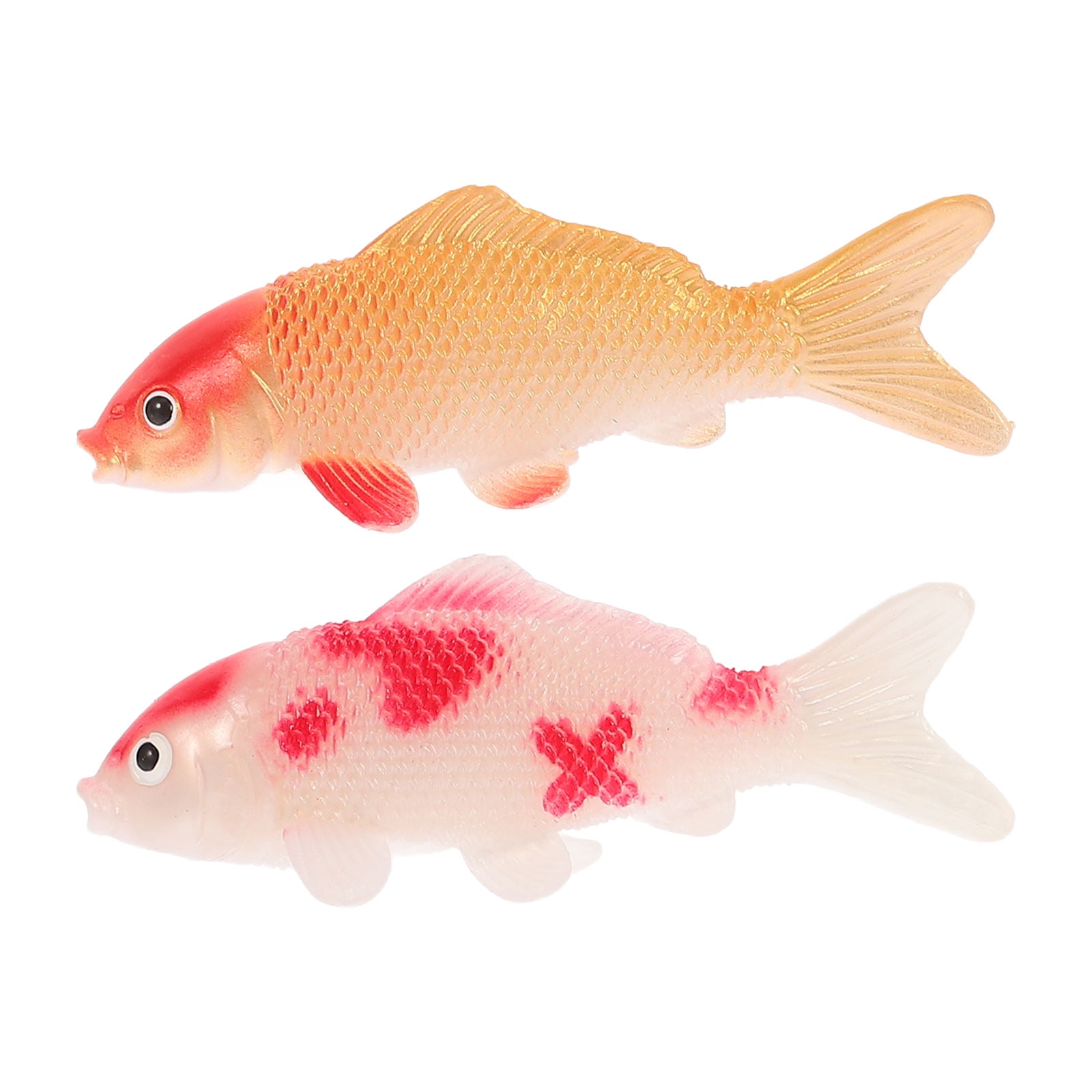 BESTYASH 2Pcs Durable Plastic Simulation Goldfish for Aquarium Decor ...