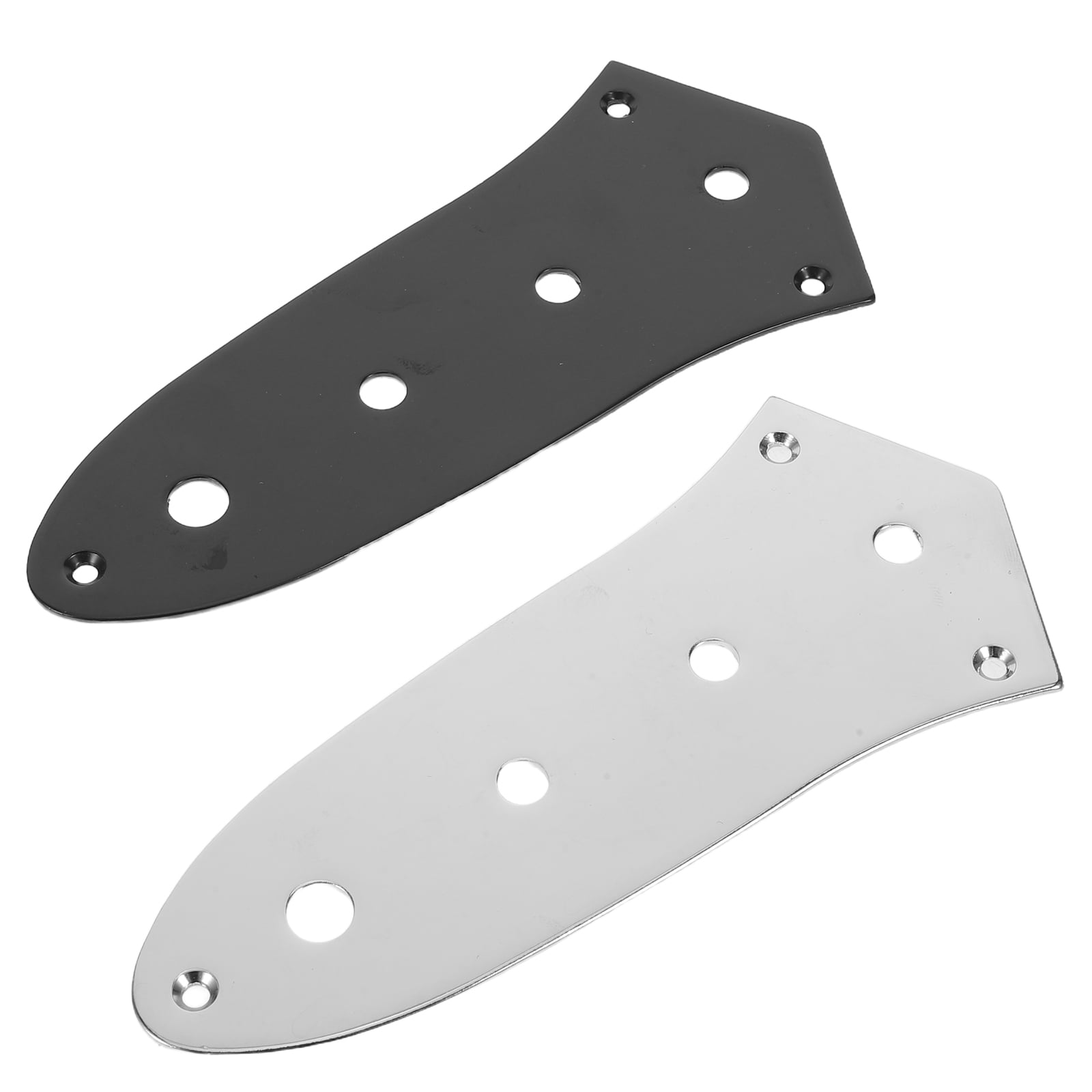 BESTYASH 2Pcs Electric Bass Guitar Neck Plates Metal Control Plate ...