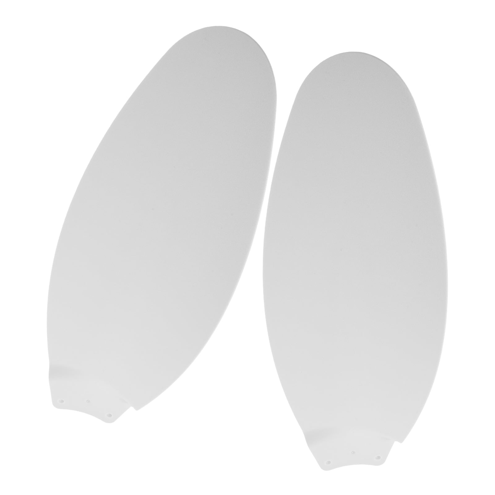 BESTYASH 2Pcs White Plastic Ceiling Fan Blades Replacement with Large ...
