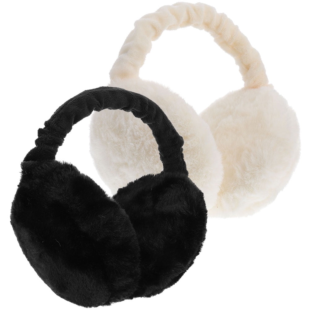 BESTYASH 2Pcs Outdoor Plush Ear Muffs Comfortable Warm Ear Wear in ...