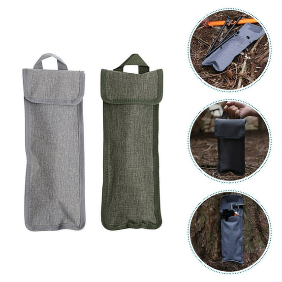 BESTYASH 2-Pack Outdoor Tent Stake Storage Bags, Portable Multipurpose ...