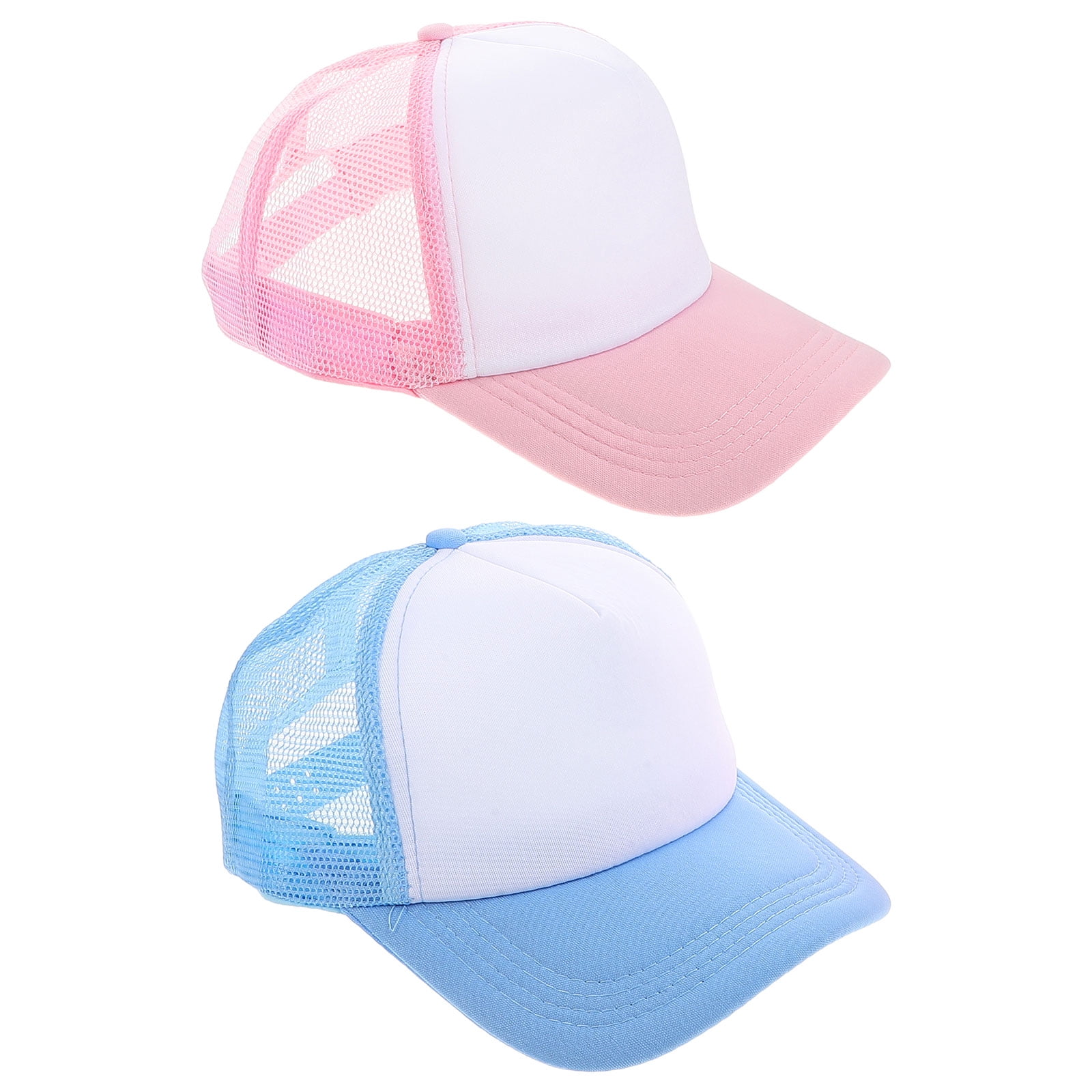 BESTYASH 2-Pack Polyester Wide Brim Sun Hats for Outdoor Activities, UV ...