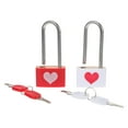 BESTYASH 2Pcs Red Multi-Functional Long Handle Padlock for Home Use ...