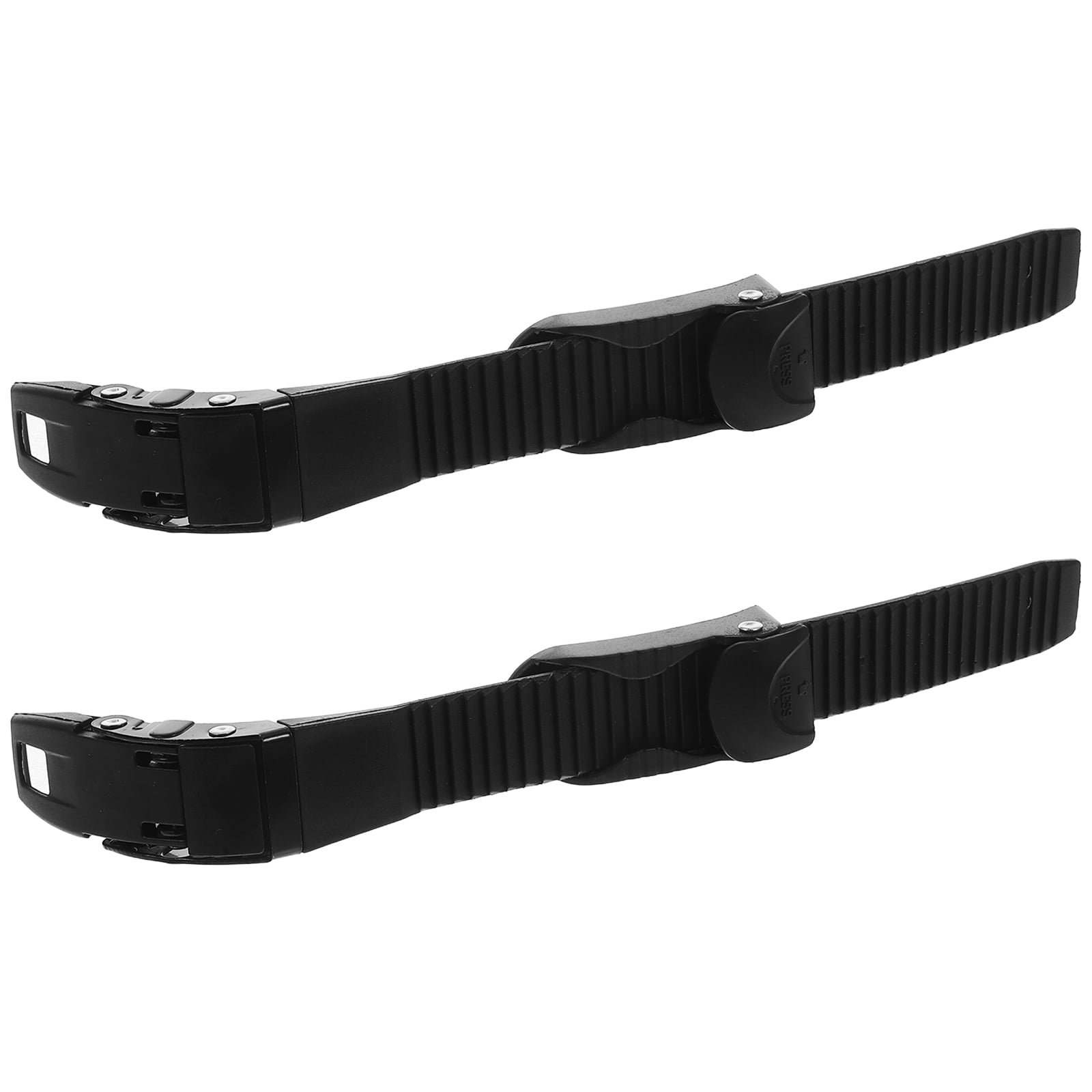 BESTYASH 2Pcs Replaceable Black Roller Skating Buckle Straps Adjustable ...