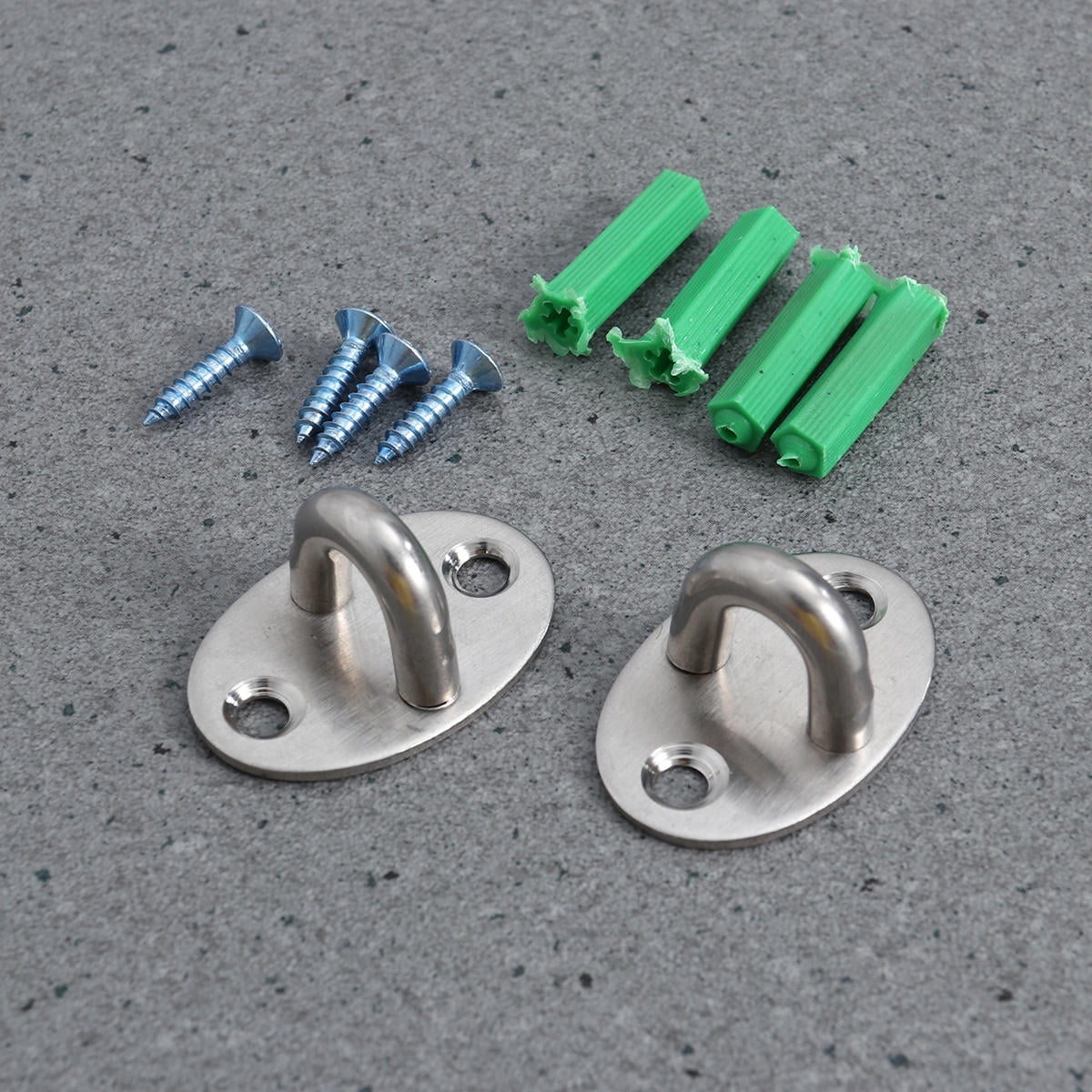 BESTYASH 2Pcs Stainless Steel Ceiling Mount Hook with Brushed Texture ...
