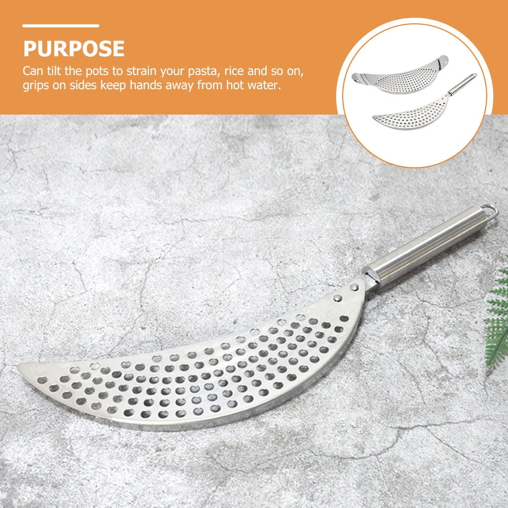 BESTYASH 2Pcs Stainless Steel Kitchen Pot Strainer with Handle Fits ...