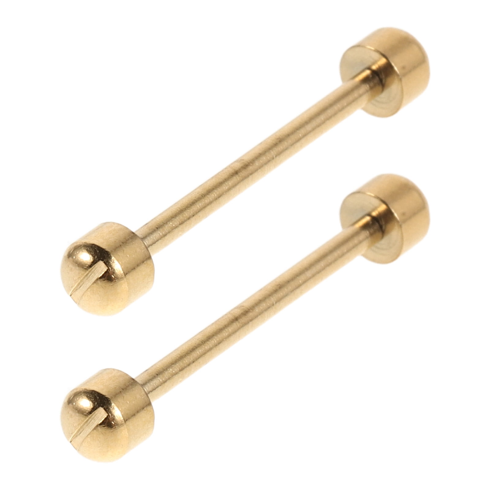 BESTYASH 2Pcs Golden Watch Screw Tube Pins Stainless Steel Replacement ...