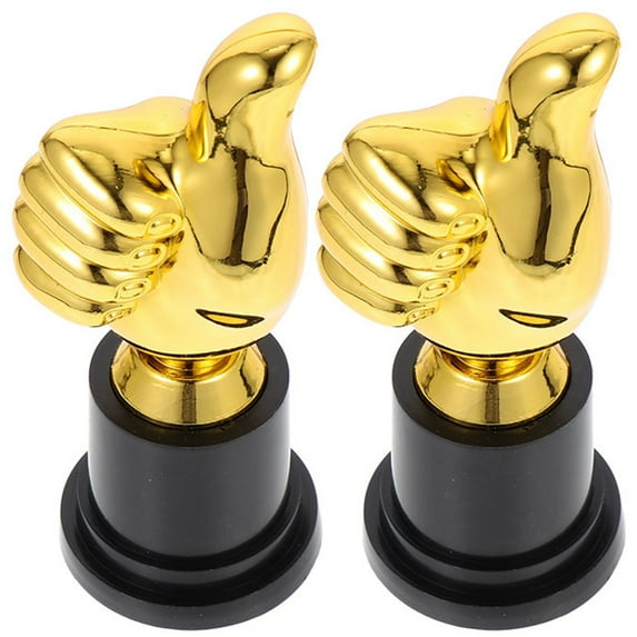 BESTYASH 2Pcs Thumbs Up Trophies Multi Plastic Funny Rewards for ...