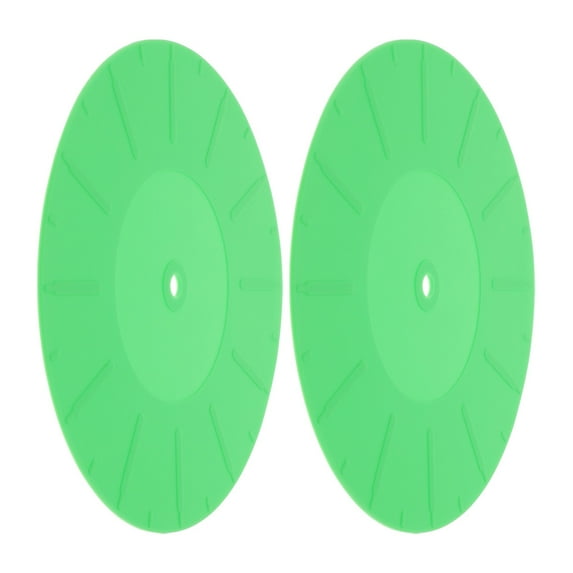 BESTYASH 2Pcs Turntable Platter Mats Green Silicone Record Player ...
