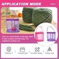 BESTYASH 2Pcs Woolen Yarn Storage Pouch with Yarn Hole and Handle for ...