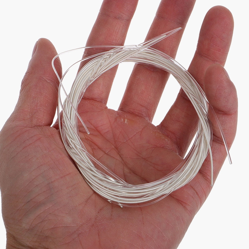 BESTYASH 2Sets Nylon Guitar Strings Classical White Silverplated for ...