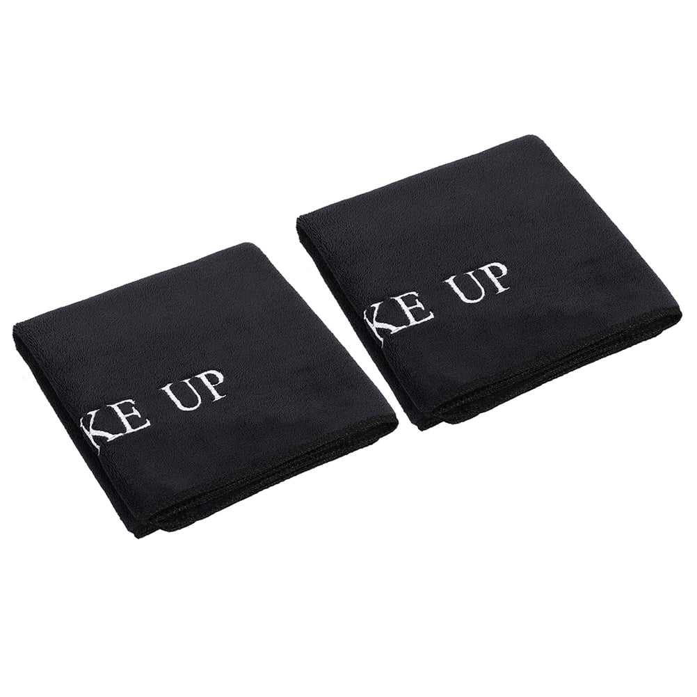 BESTYASH Black Nonslip Makeup Cloth Mat with Elegant Design for ...