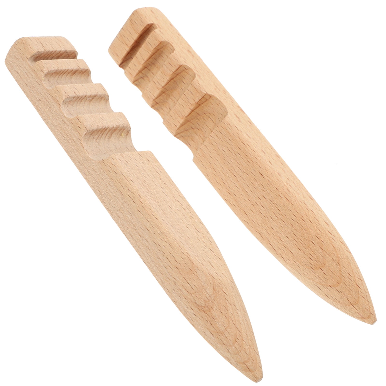 BESTYASH 2-Pack Beech Wood Edge Polishing Files for Leatherworking and ...
