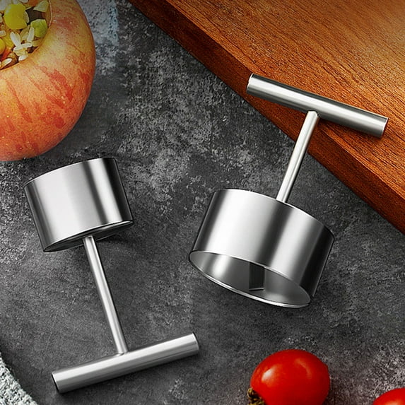 BESTYASH 2pcs Hand Operated Stainless Steel Fruit Coring Tool for Easy ...