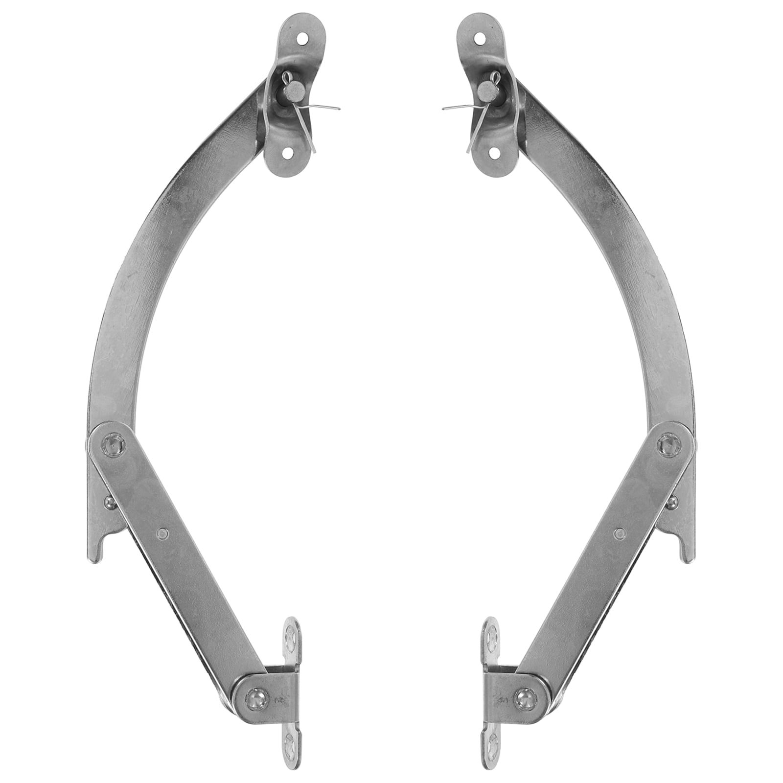 BESTYASH 2Pcs Heavy Duty Steel Lid Support Hinges with Adjustable Soft ...