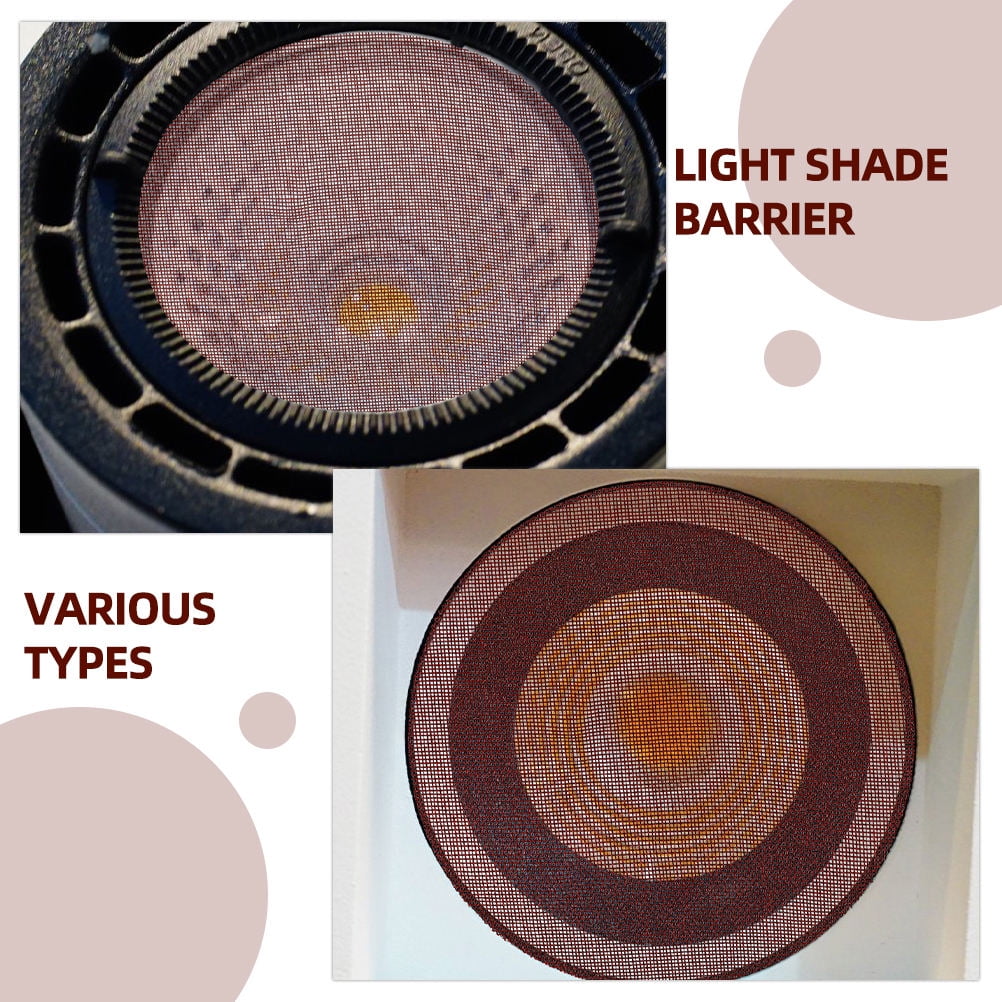 BESTYASH 2pcs Lamp Shade Shading Tools Dark Brown for Simple Spotlights ...