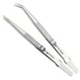 BESTYASH 2pcs Professional Tweezers Stainless Steel Anti Slip Grip For ...