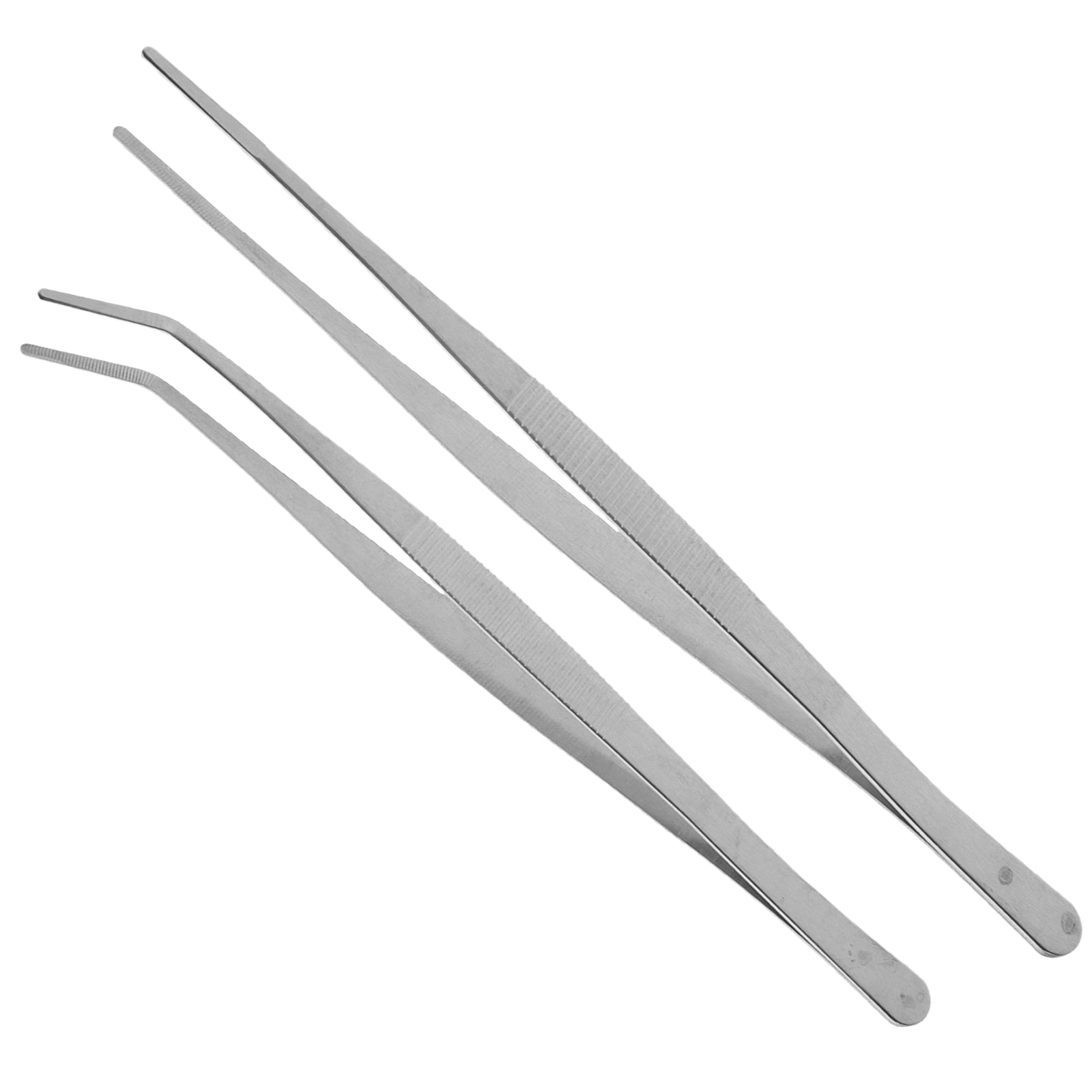 BESTYASH 2pcs Snake Feeding Tongs Stainless Steel Silver Tweezers for ...