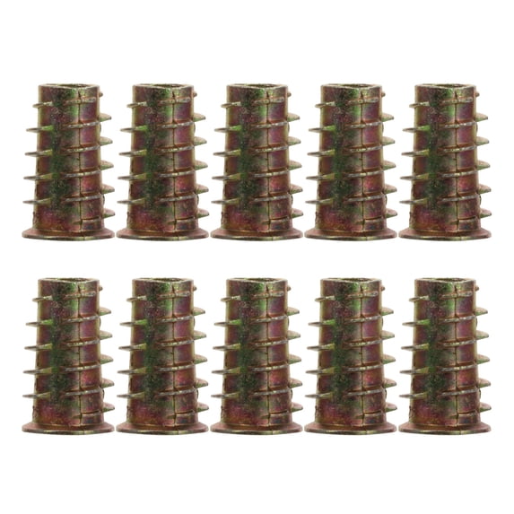 BESTYASH 2pcs Zinc Alloy Socket Nut Threaded Inserts for Furniture ...