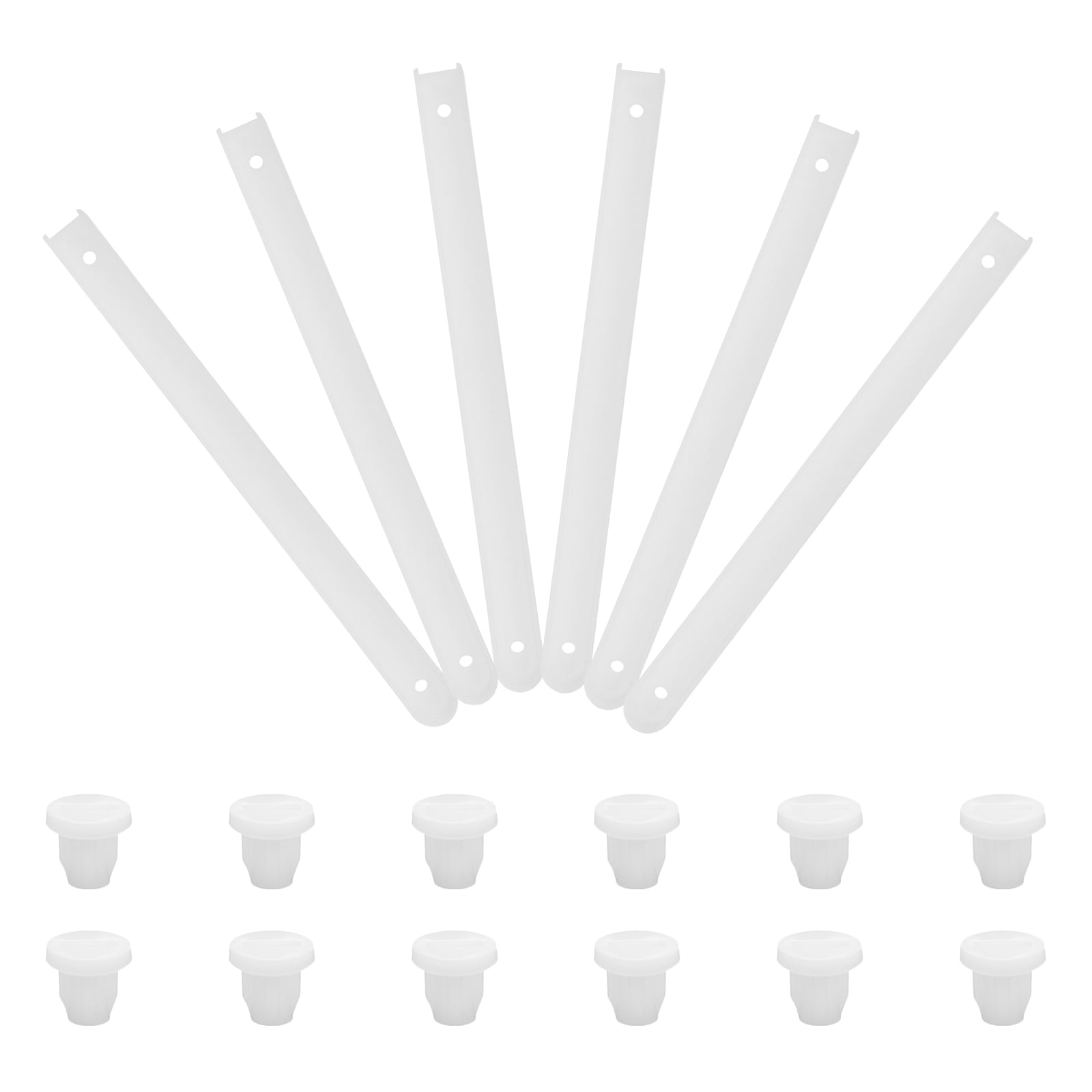 BESTYASH 3 Sets Drawer Slide Rails Plastic Hardware Strong Load ...