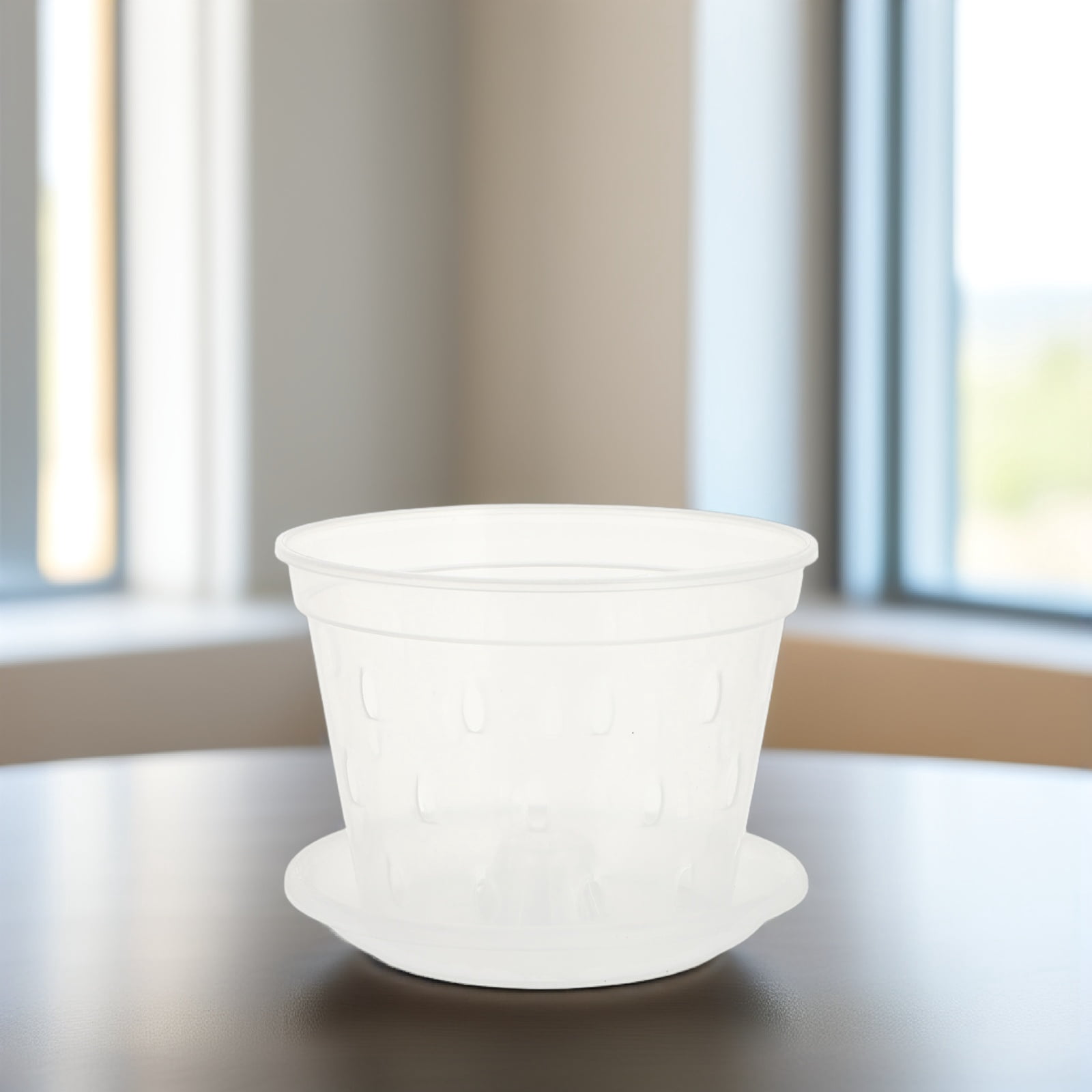 BESTYASH Clear Planter Pot Transparent Plastic Hanging 3 Sets - Walmart.com