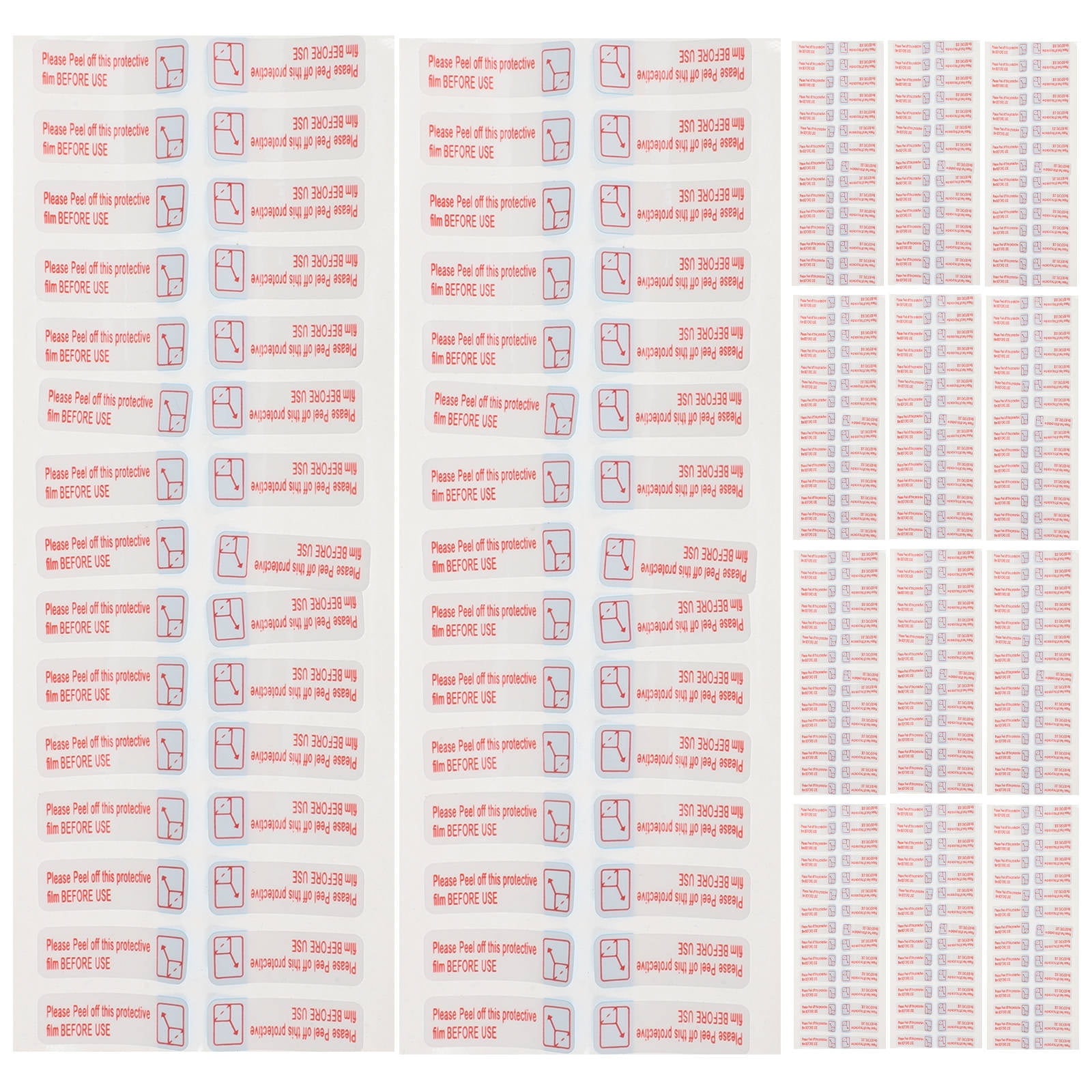 BESTYASH 3000Pcs Protective Film Reminder Stickers Water and Oil ...