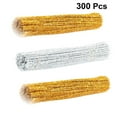 BESTYASH 300Pcs Glitter Craft Supplies Bendable Bars Golden Iron Wire ...