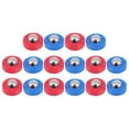 BESTYASH 30Pcs Tabletop Shuffleboard Pucks Red Blue Curling Game ...