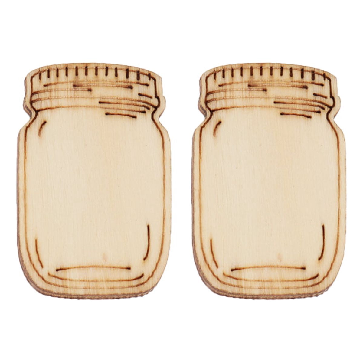 BESTYASH 30Pcs Wood Crafts Cartoon Wooden Pieces Transparent Wood Craft ...