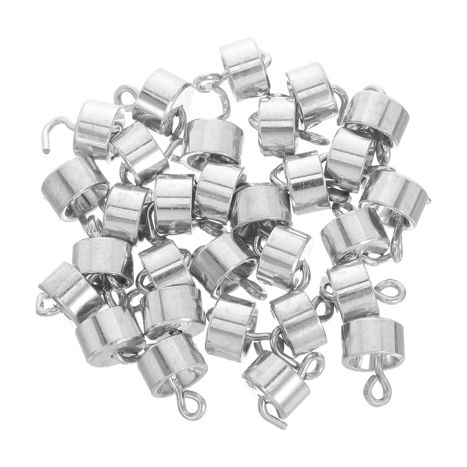 BESTYASH 30pcs Metal Calibration Weights Silver for Physics Studies and ...